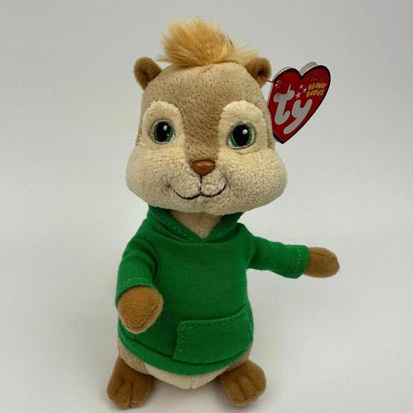 Toys | Ty Beanie Baby Theodore From Alvin And The Chipmunks Rare 7 Inch ...